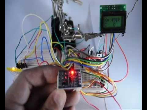 Experiments with a MMA7361 accelerometer - YouTube