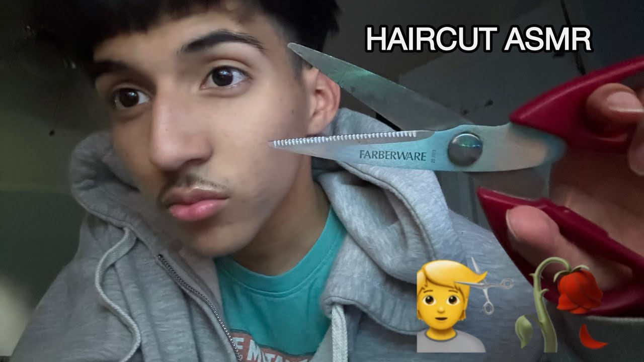 Giving you a haircut so your not chopped ASMR 🥀 - YouTube