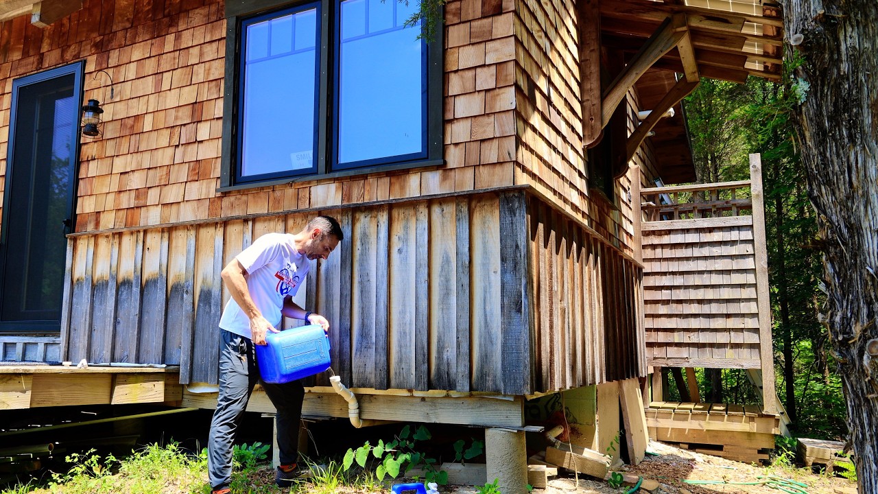 A Productive Fall Weekend Working at the Cabin - YouTube