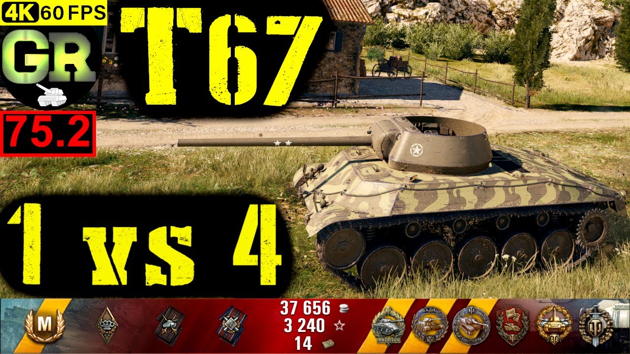 World of Tanks T67 WoT Replay - 8 Kills 2.3K DMG(Patch 1.4.0) - YouTube