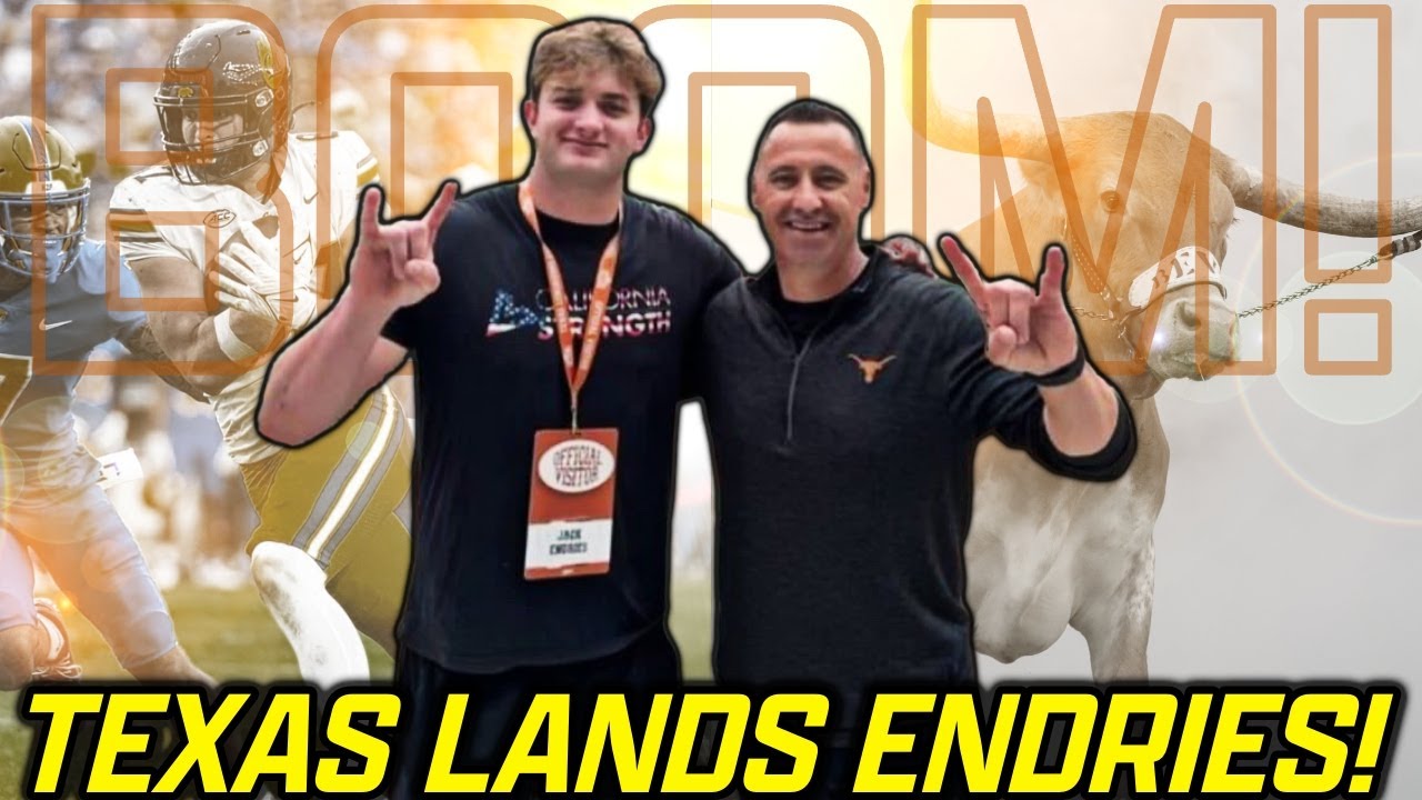 BOOM: Jack Endries Is a Longhorn! | Texas Football | Transfer Portal ...