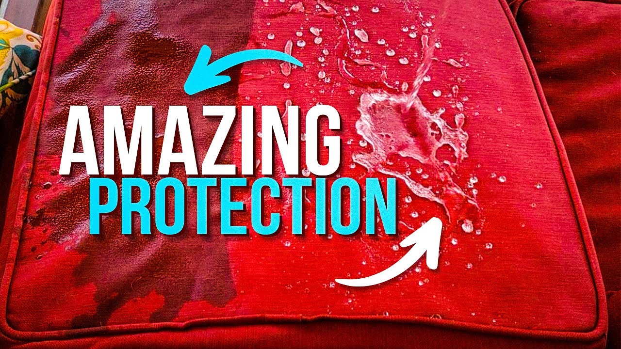 How to Apply Shield Fabric and Upholstery Protector - YouTube