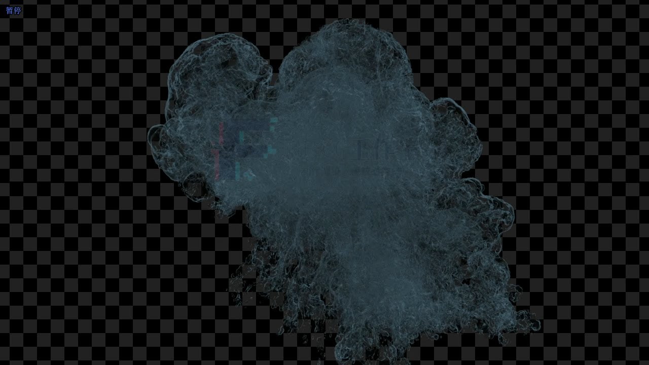 Houdini underwater bubbles rise hip file - YouTube