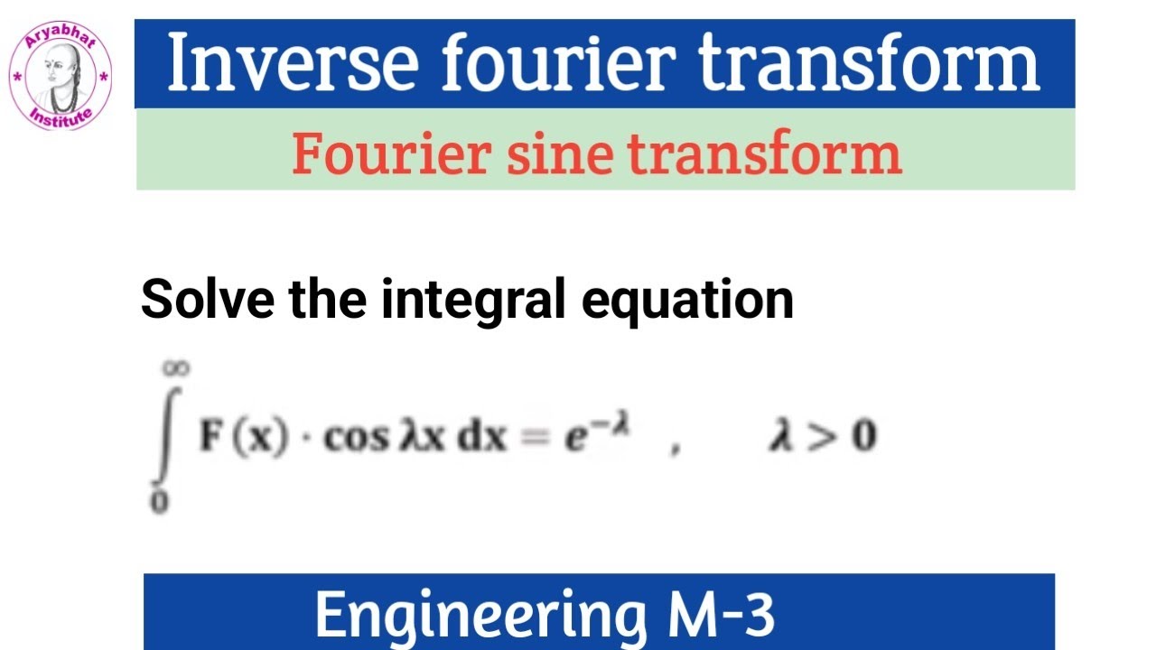 Fourier transform | Fourier transform engineering mathematics 3 - YouTube