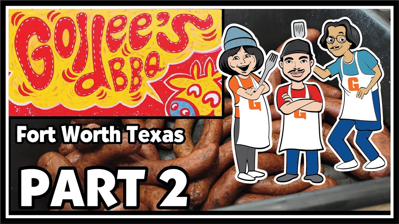 80-hours at Goldees BBQ Fort Worth Pt 2 of 4 | Brisket Sausage | Harry ...