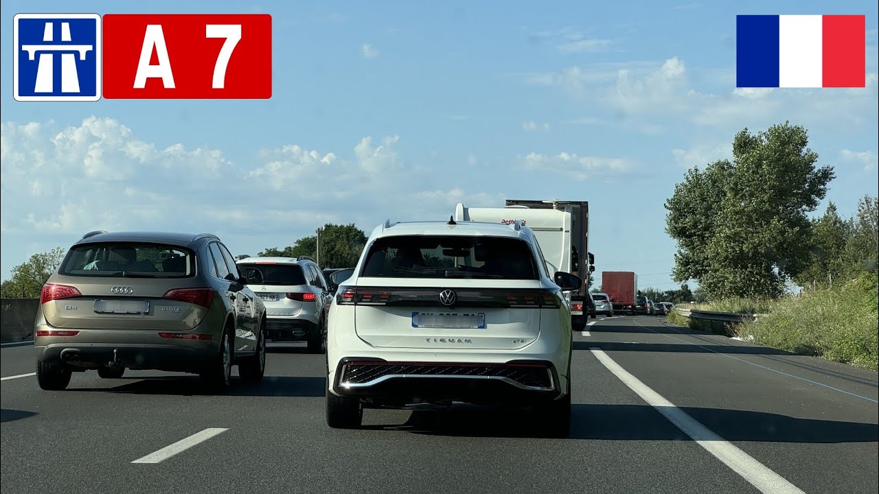 Conduire sur les Autoroutes A7 en France - Driving on the A7 Highways ...