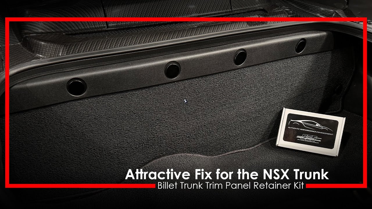 ScienceofSpeed Billet Trunk Trim Panel Retainer Kit - YouTube