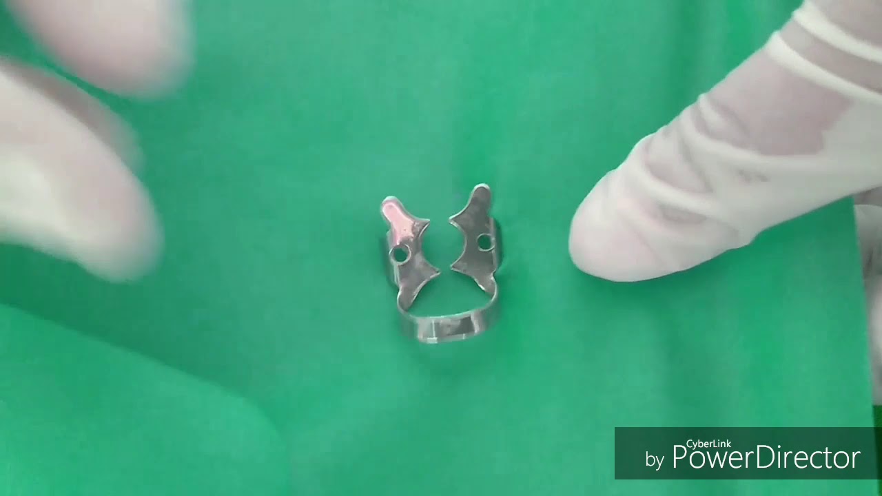 rubber dam isolation for posterior composite restoration - YouTube