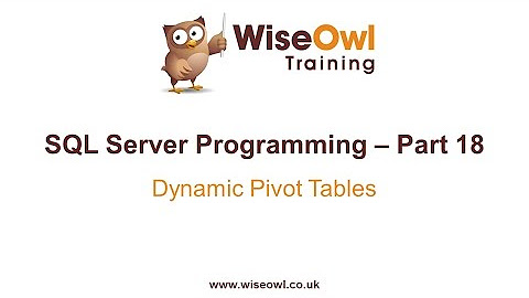 Sql Wise owl - YouTube