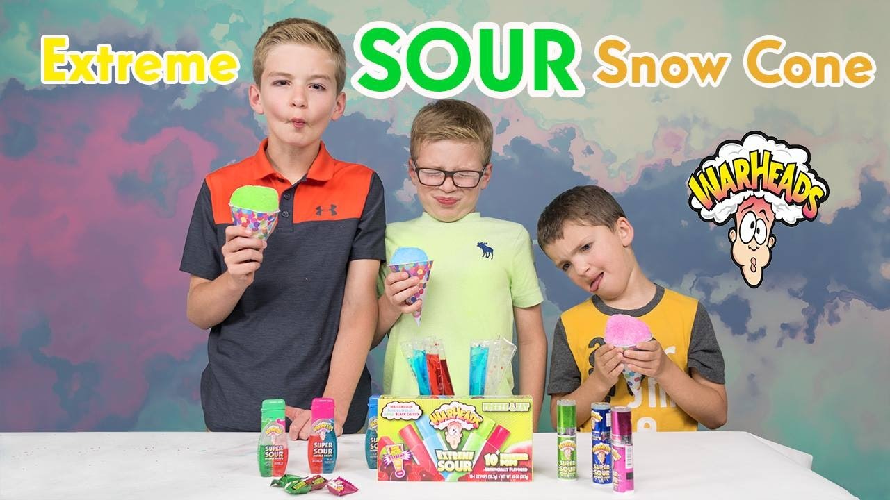 SOUREST Snow Cone in the WORLD!!! | Best Taste Test Challenge React ...