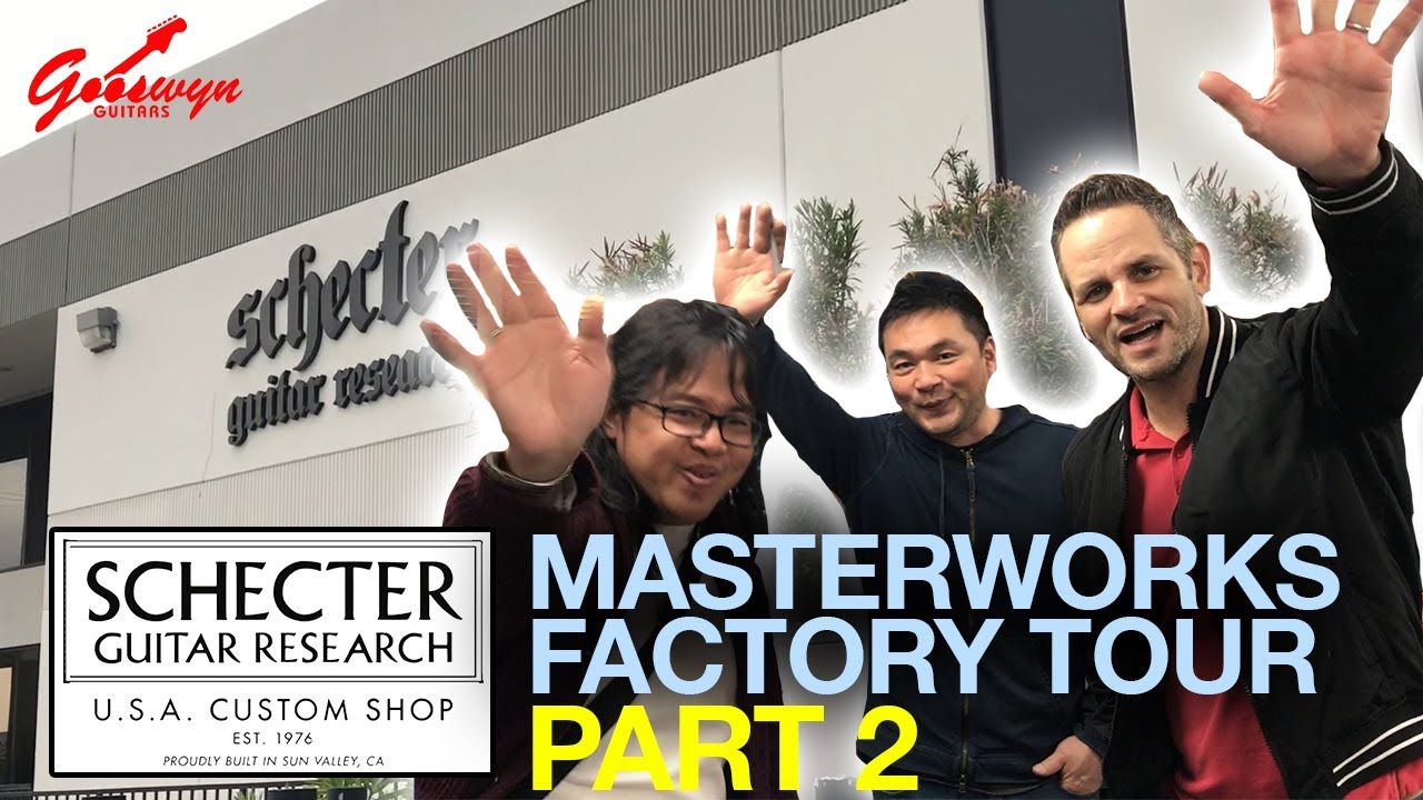 SCHECTER USA MASTERWORKS ORDER - FACTORY TOUR 2019 PART 2 - YouTube