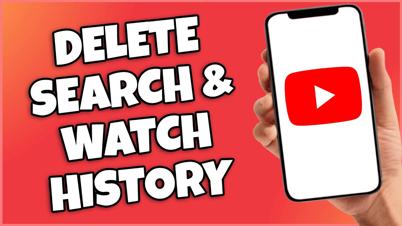 How to Delete YouTube Search & Watch history on YouTube App (2023) - YouTube
