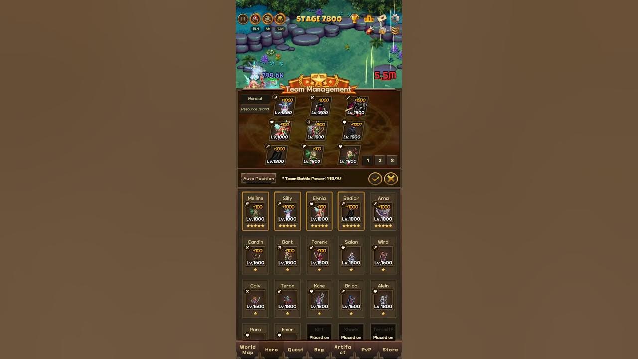 Idle Game - Everybody's RPG Dungeon - Personal Raid 22 Cleared - YouTube