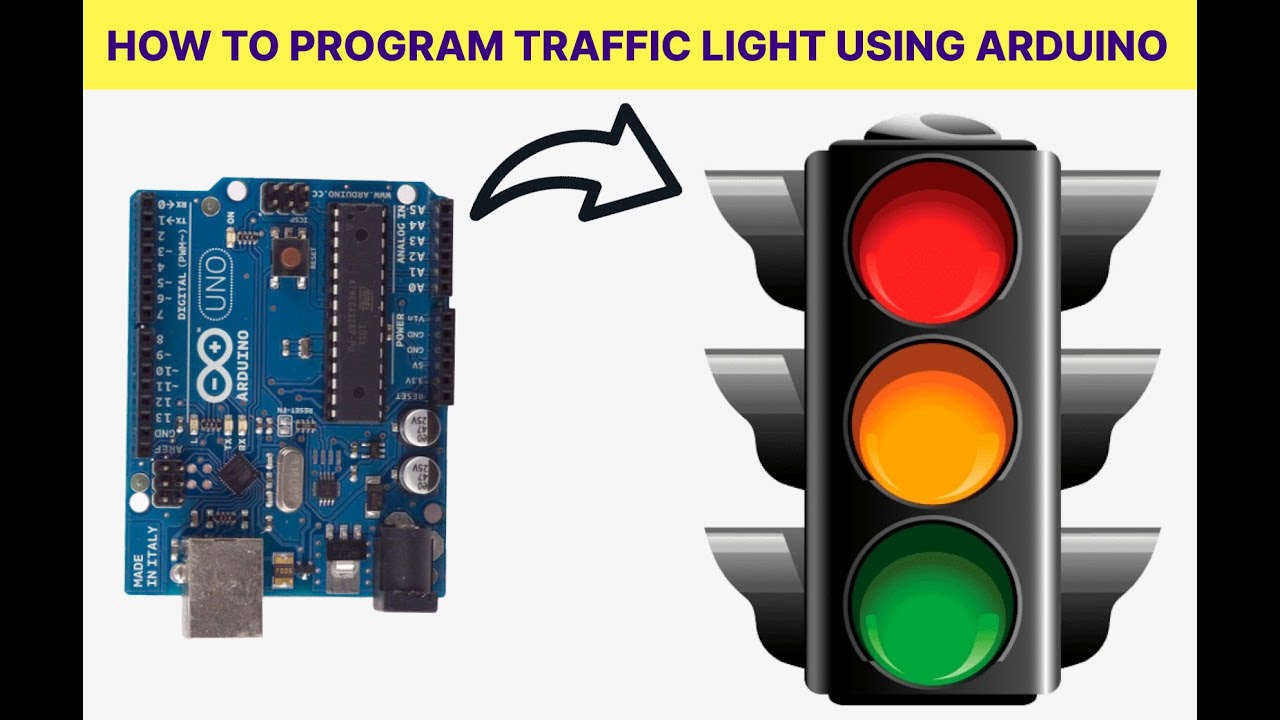 HOW TO PROGRAM TRAFFIC LIGHT WITH ARDUINO - YouTube