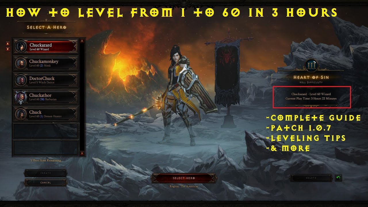 Diablo 3 Monk Level 60