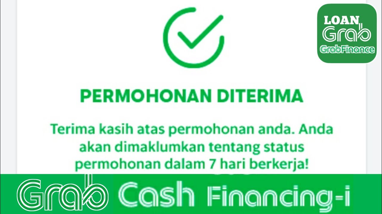 Cara Apply Loan Grab Cash Financing-i | Pembiayaan Peribadi Grab ...