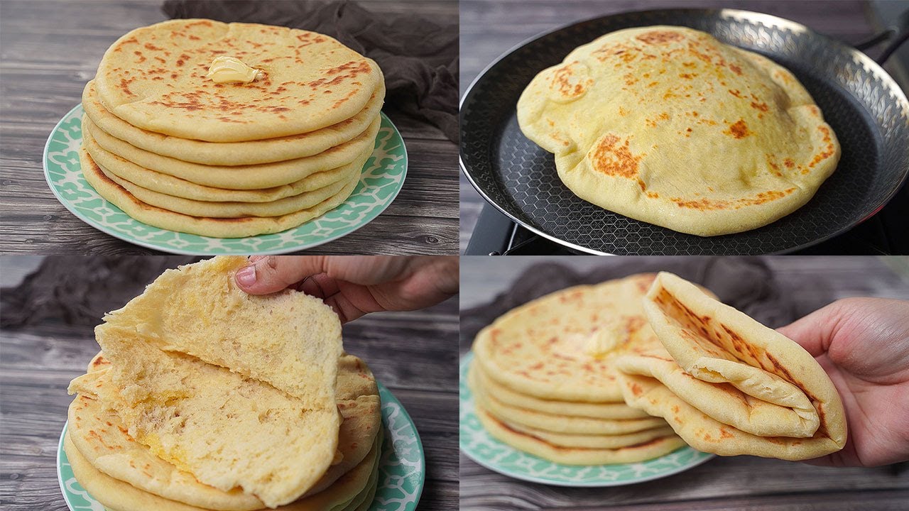 Easy Butter Naan Recipe | Soft Fluffy Butter Naan Recipe | Yummy - YouTube