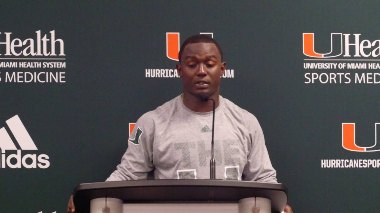 Joseph Yearby | Post Game Presser FAU | 9.10.16 - YouTube