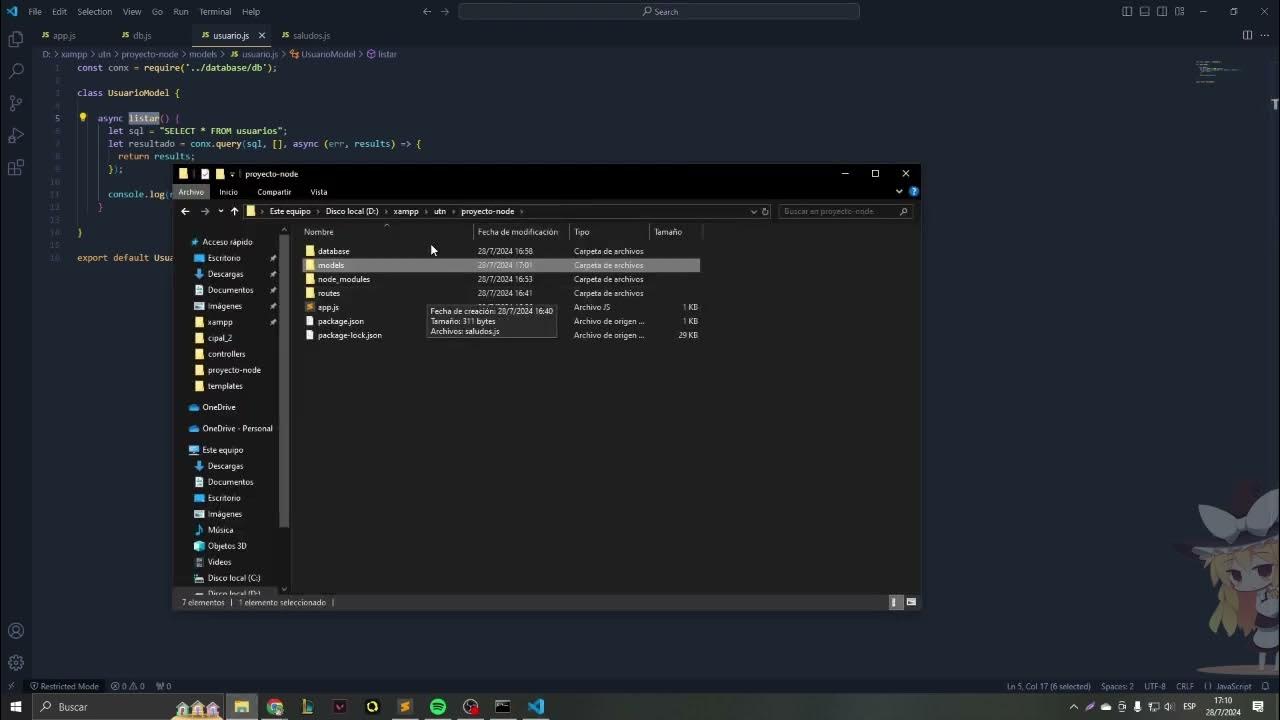 Nodejs - Conectar con mySQL - YouTube
