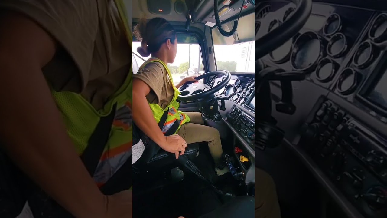 18 Speed Gear Shifting on Semi Truck | Eaton Transmission - YouTube