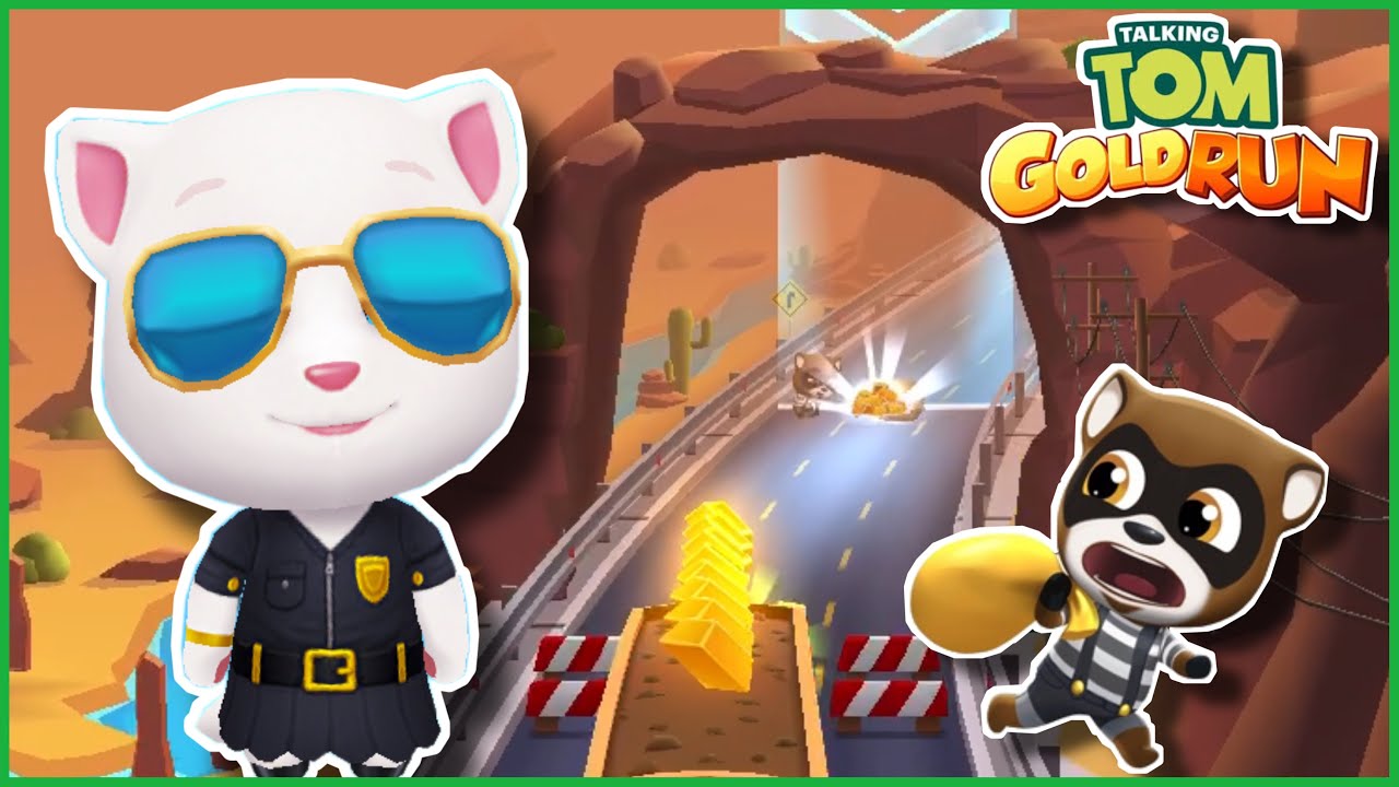 TALKING TOM GOLD RUN GAMEPLAY | TALKING POLICE ANGELA EP 2 - YouTube