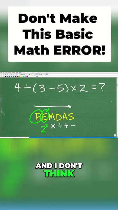 Mastering Order of Operations M and D Explained - YouTube