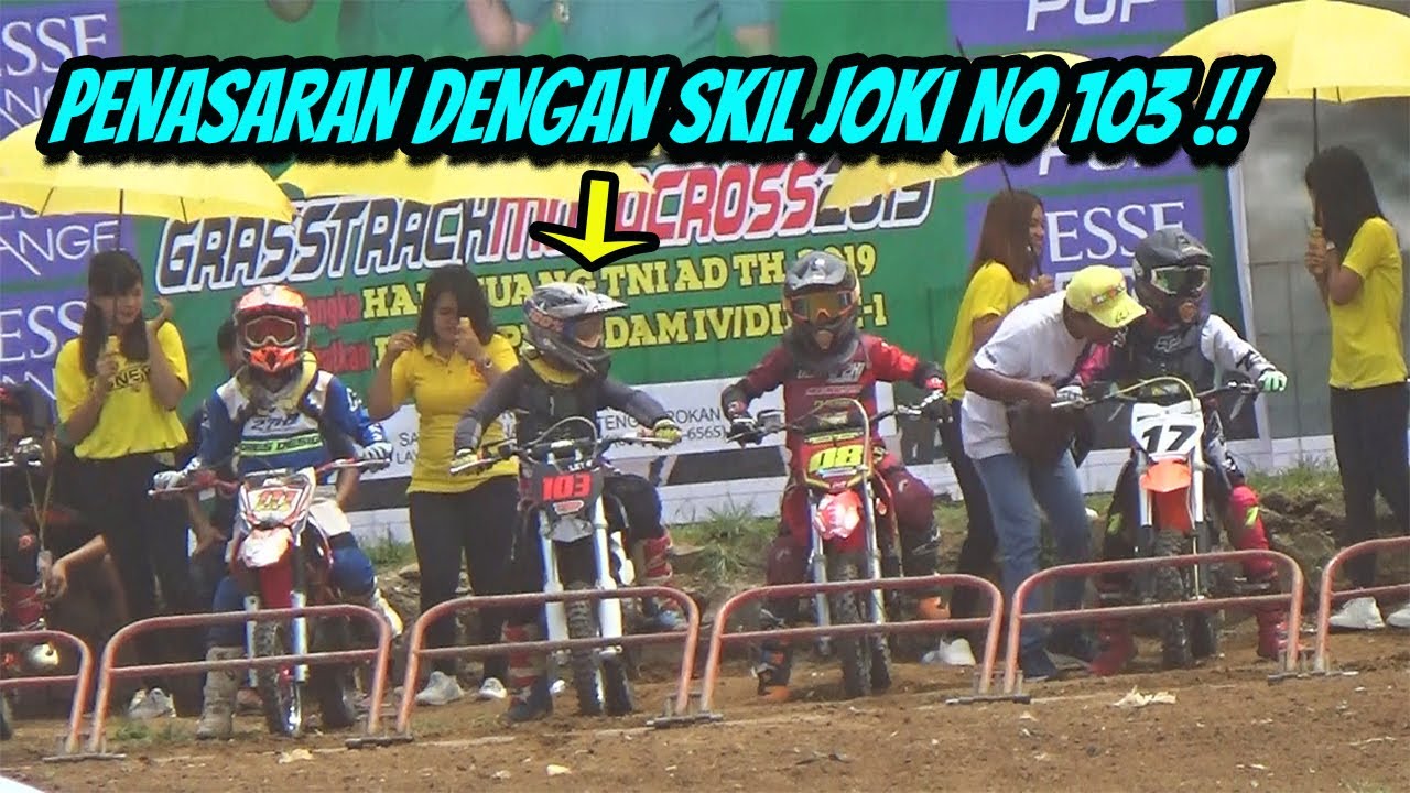 Skill Dewa JOKI BALAP 103 ini, usia masih belia 12 Tahun tapi nyali ...