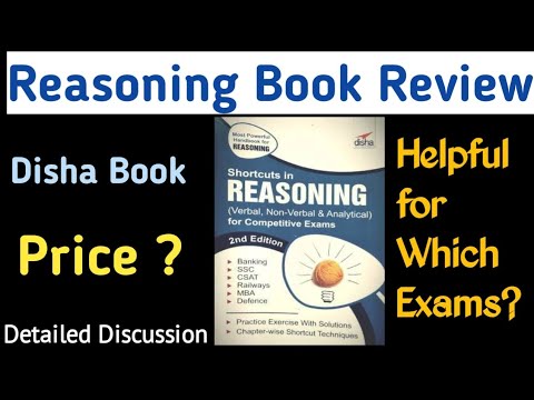 Disha Reasoning Book Review | Disha Reasoning Book - YouTube
