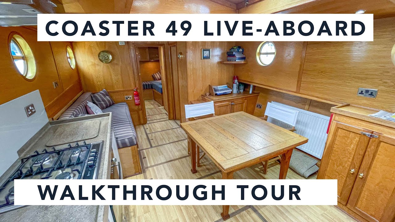 The perfect Liveaboard? Coaster 49 Dutch Barge style - Stunning boat ...