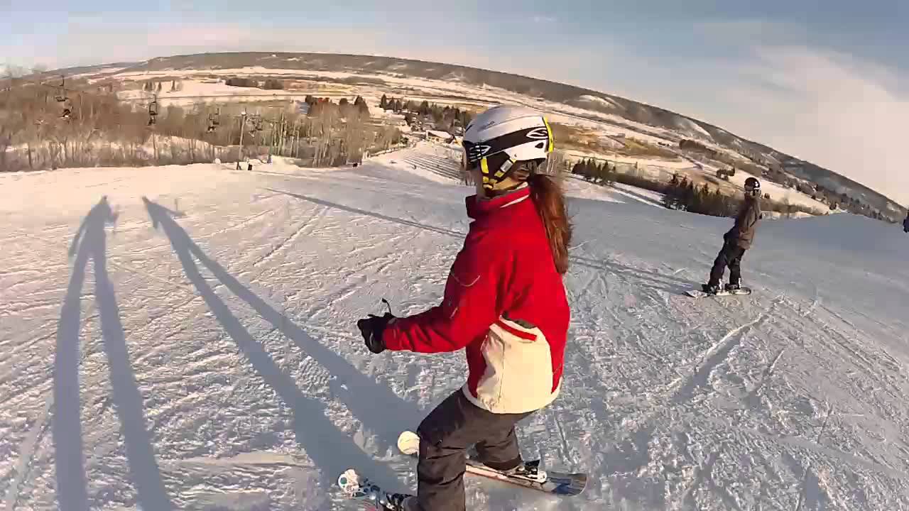 1st Day on Skiboards - Instant Fun - YouTube