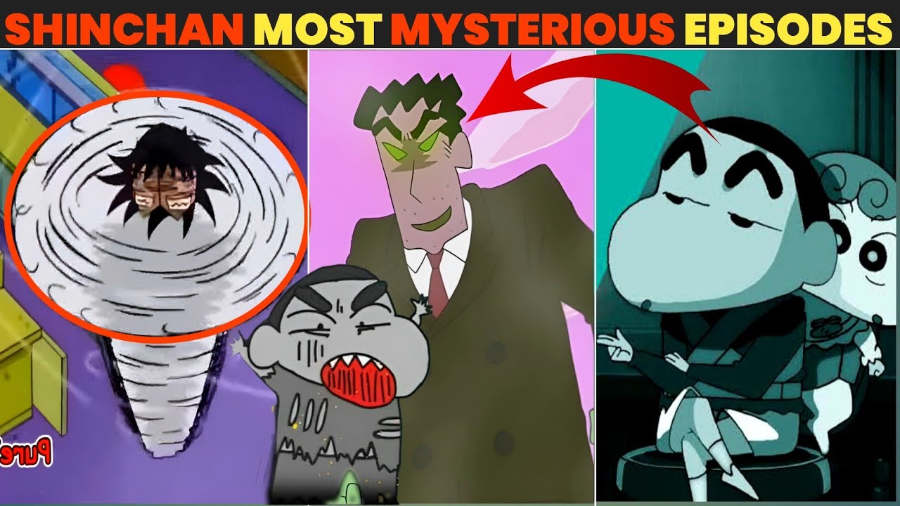 Shinchan Top 3 Mysterious Horror Episodes In Hindi || Shinchan Unseen ...