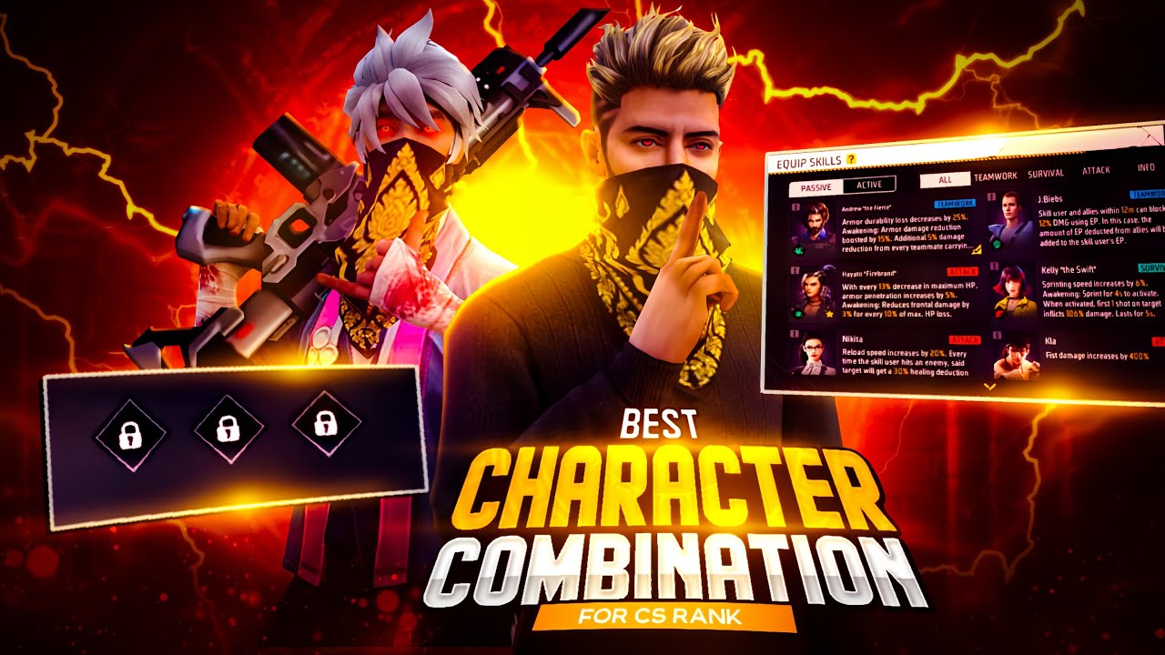 Best Character Combination For CS Rank - the Perfect Character ...