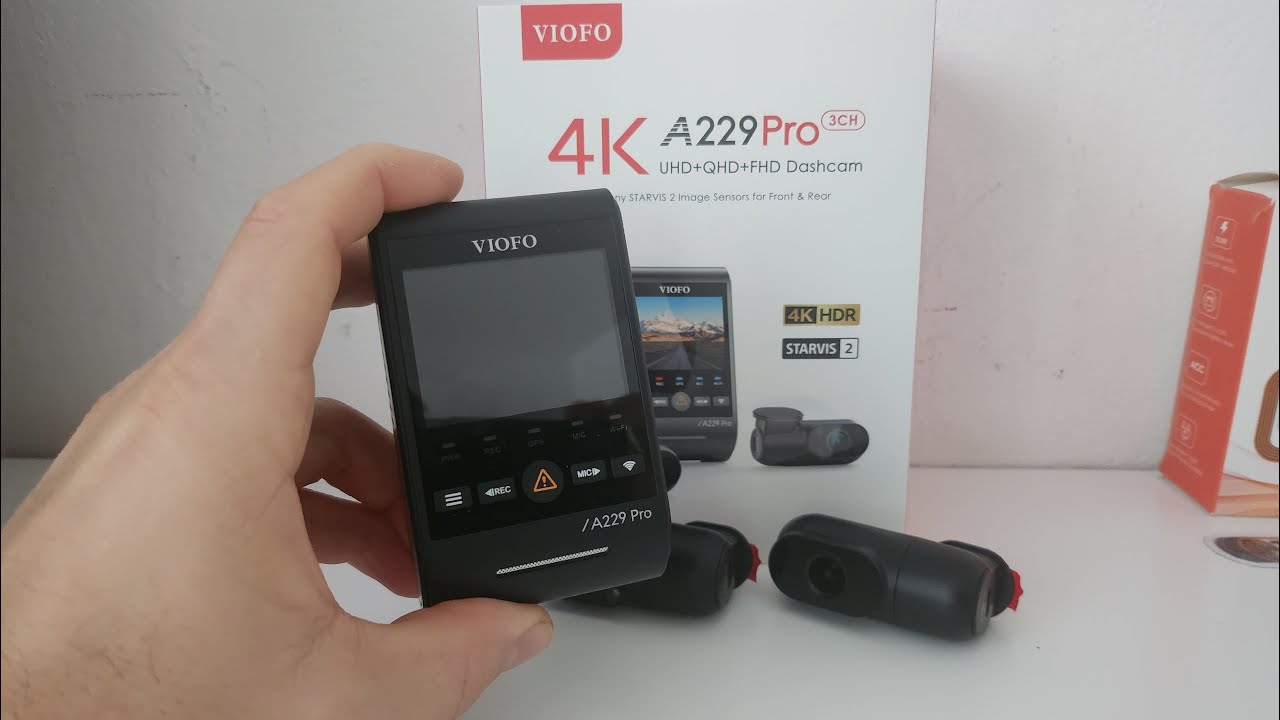 VIOFO A229 PRO 3CH Dashcam im Test (3Ch / 2Ch 2160p 4K - Kennzeichen ...