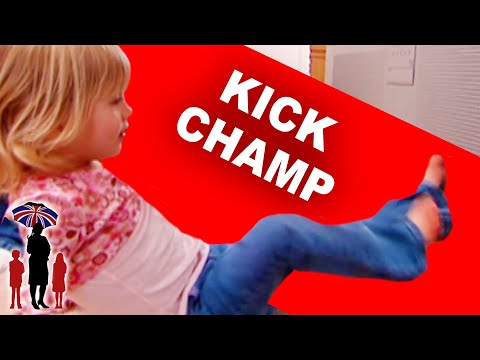 Girl Kicks TV | Kids Tantrum | Supernanny
