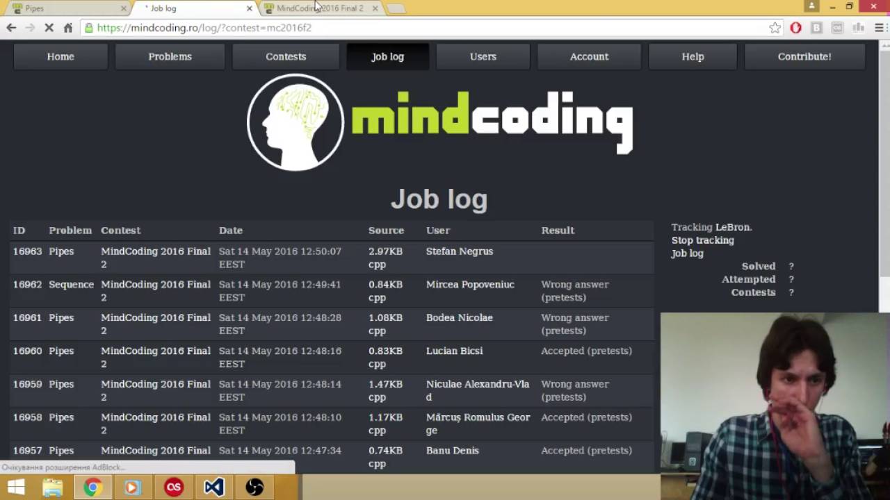 MindCoding 2016 Final, Round 2 - YouTube