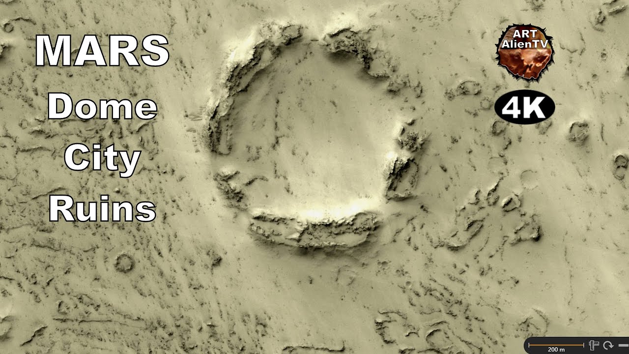 MARS. Dome City Ruins - Spectacular Structures. ArtAlienTV 4K - YouTube