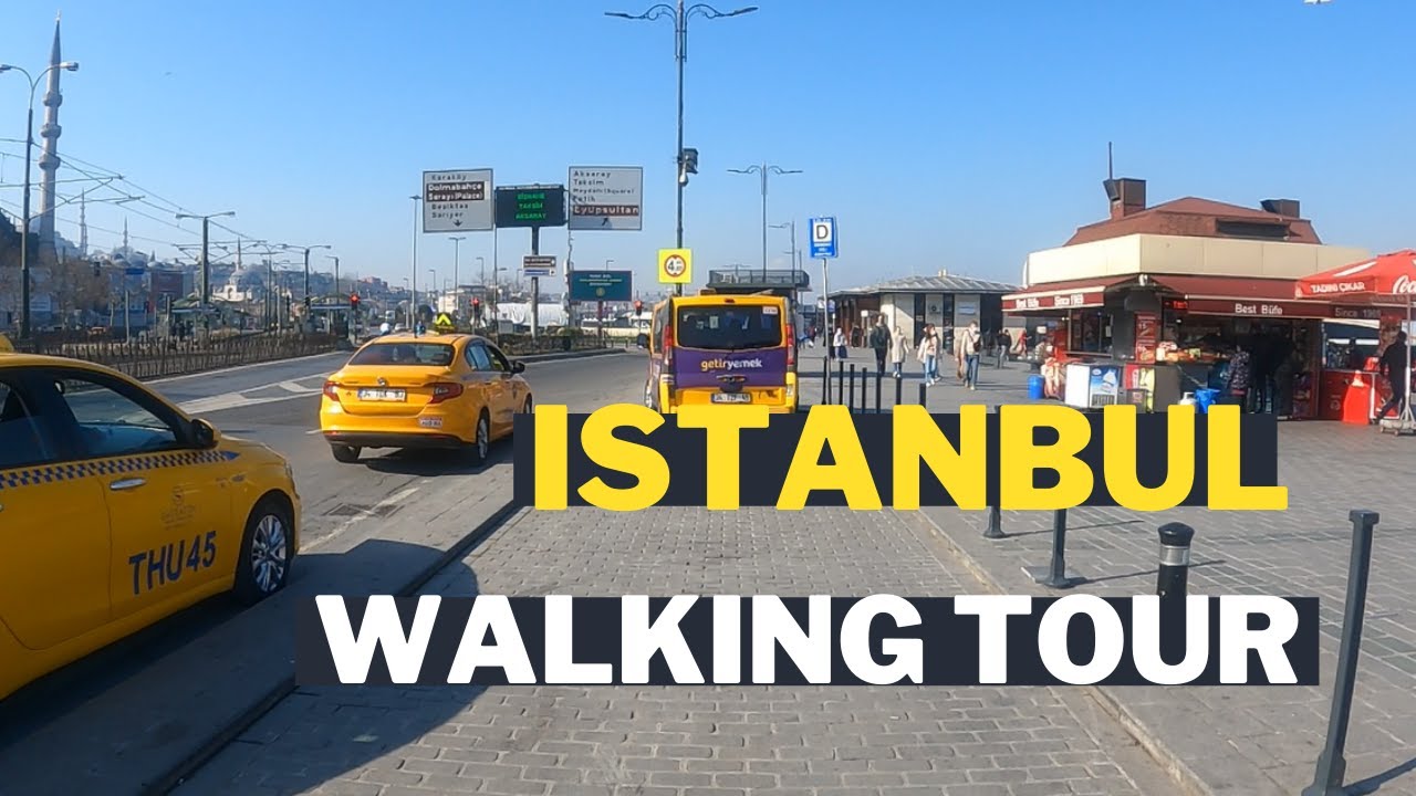 Istanbul Walking Tour 4k 2021 | Walking In Istanbul 2021 | Traveling ...