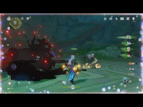 Genshin Impact Neuvillette damage showcase - YouTube