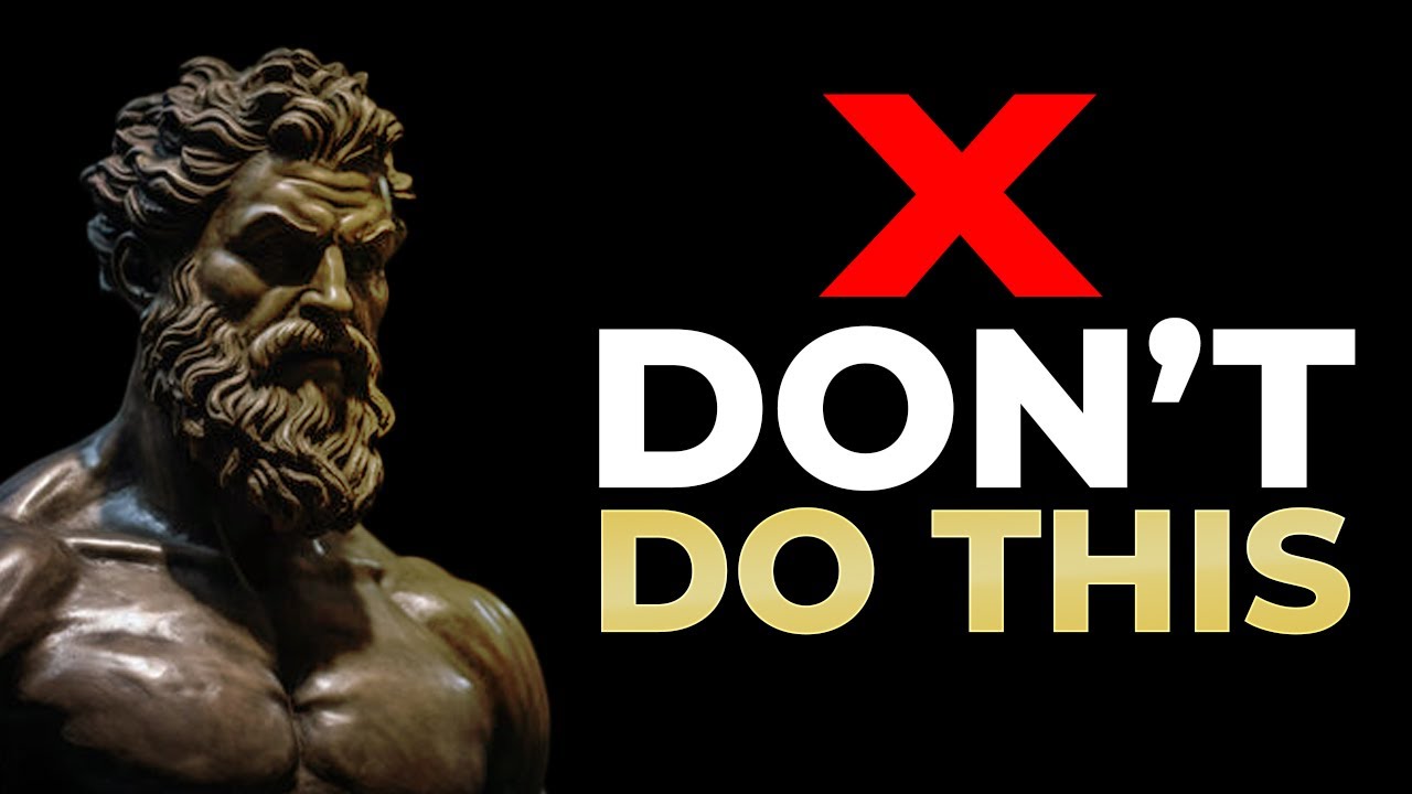 7 ANTI-STOIC Habits You Need to Remove ASAP! (A MUST WATCH STOICISM ...