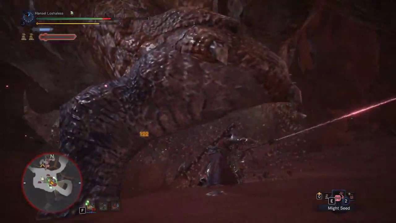 MHW PC - Defender weapon and armor set vs Diablos (Solo/LS) - 3'40 ...