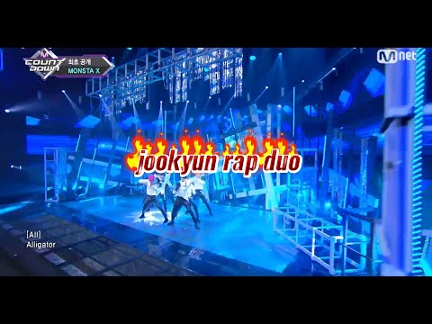 monsta x jooheon and changkyun iconic rap duo (aka jookyun best raps)