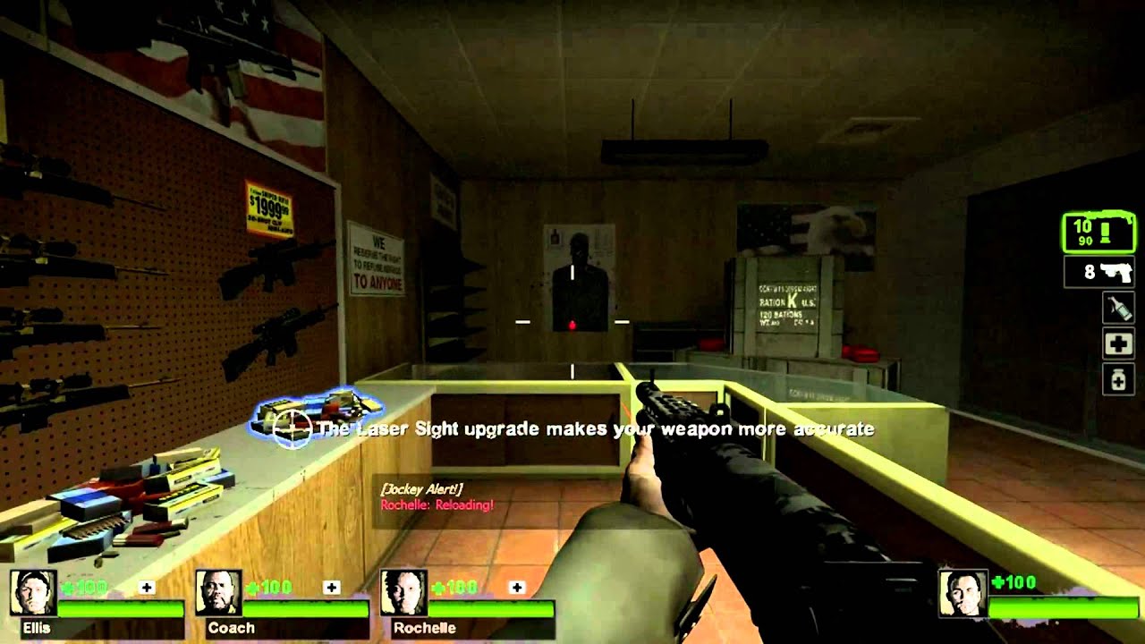 Left 4 Dead 2 - Weapon skins and Sound mods i use (2011) - YouTube
