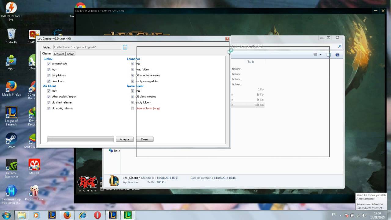 How To Increase fps in League of Legends LoL_Cleaner - YouTube