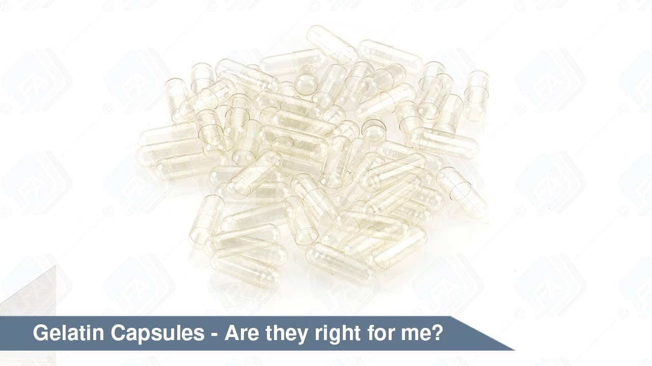 Gelatin Capsules | LFA Capsule Fillers - YouTube
