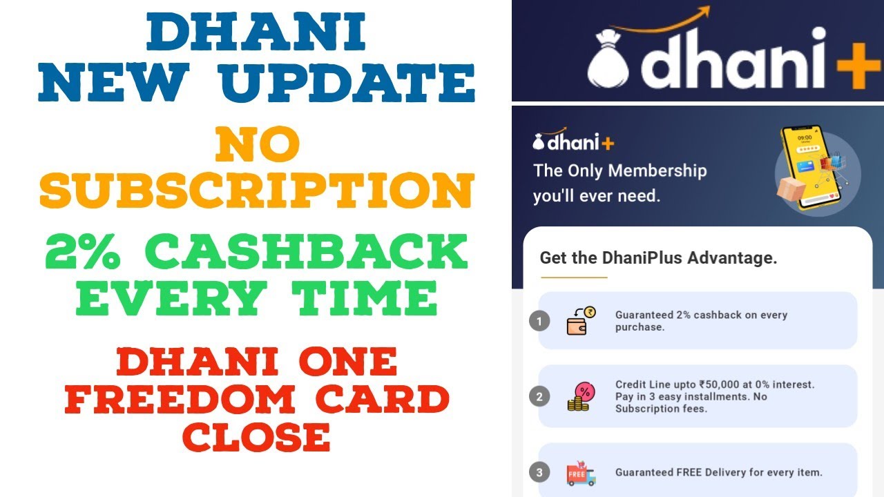 Dhani Plus Membership | Earn 2%Cashback EveryTime | Free Home Delivery ...