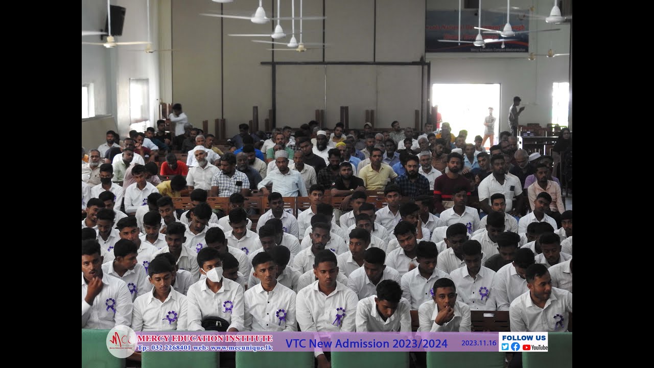 #MVTC New batch Intake for 2023/2024 - YouTube