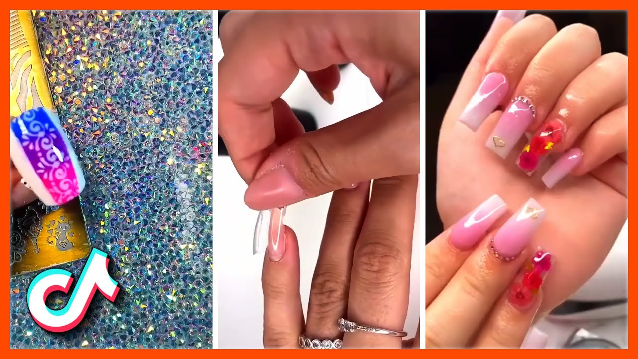 Easy & Beautiful Polygel Nails Art Tutorials | Marble Nail Art Design ...