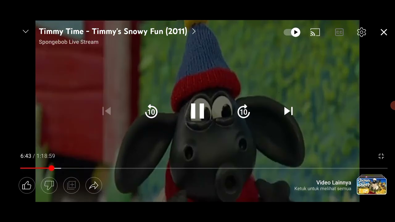 Timmy Time Timmy's Snowman Speed Up Slow - YouTube