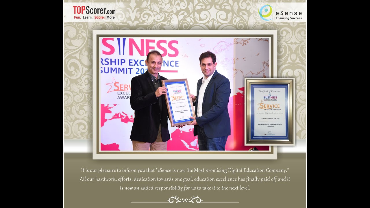 Now eSense Learning is the Most Promising Digital Education Company ...