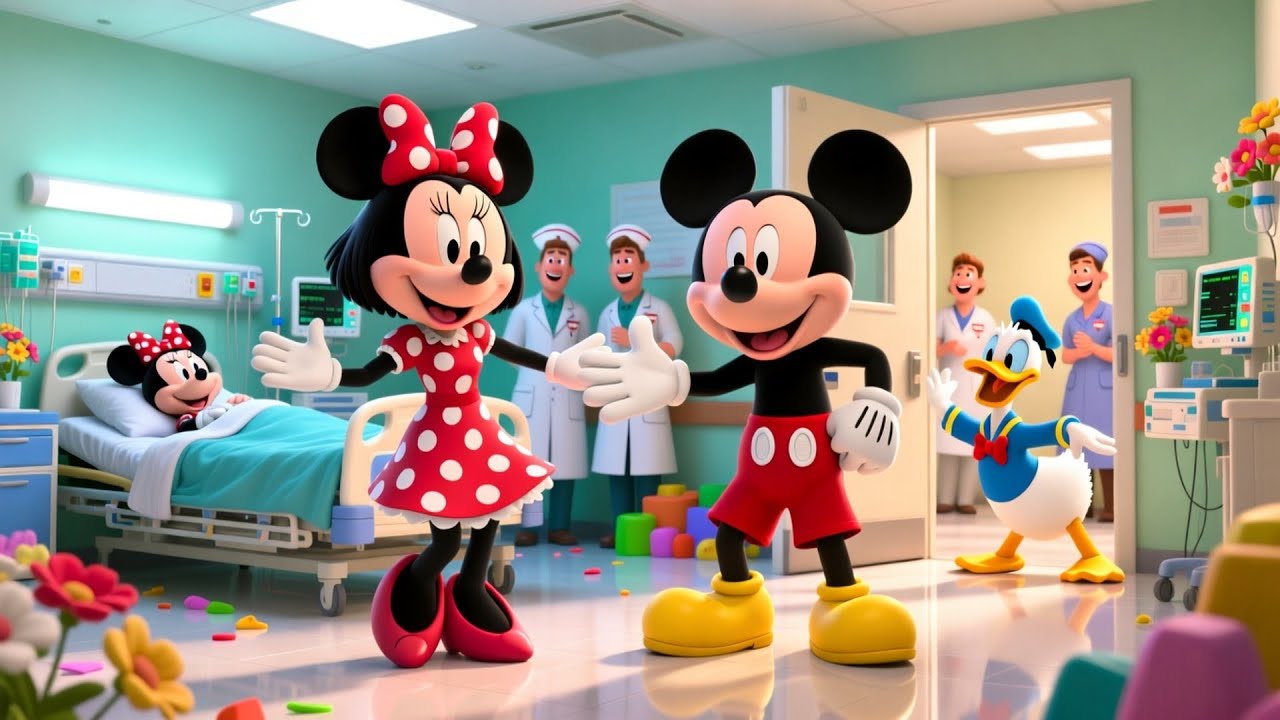 🐭🕺 Mickey & Donald Dance to Cheer Up Minnie! 😂🏥 Funny Hospital ...